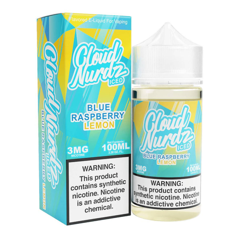 Iced Blue Raspberry Lemon E-Juice by Cloud Nurdz - 100mL – SUSA