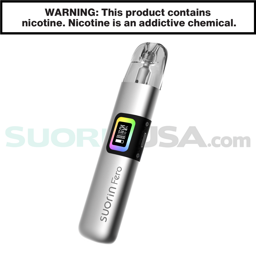 Suorin Fero Vape Pod System - Silver Bullet – SUSA
